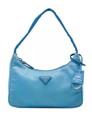 Prada Mini Tessuto Re Edition 2000 Shoulder Bag - Blue