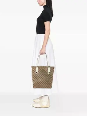 Gucci Gg Canvas Charmy Tote Bag