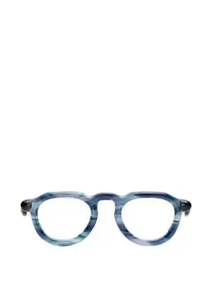 PALOCERAS Vapor Round-frame Glasses - Blue