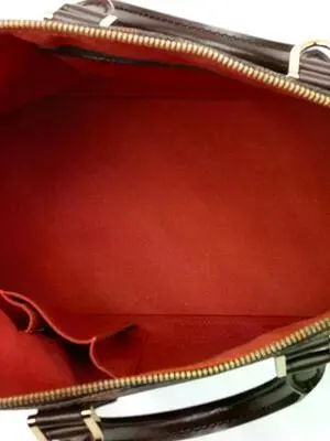 LOUIS VUITTON Damier Ebene Alma Mm Handbag