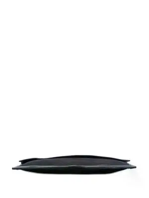Saint Laurent Canvas Monogram Uptown Pouch Clutch Bag - Black