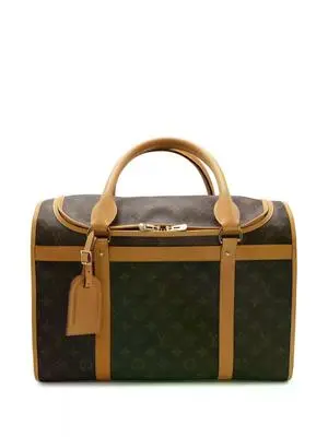 LOUIS VUITTON Monogram Canvas Sac Chien Pet Carrier 40 - Brown