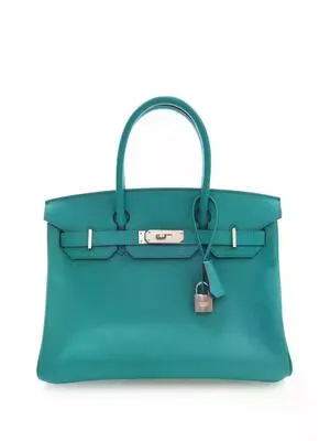 Hermès Epsom Birkin Retourne 30 Handbag - Blue