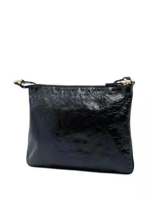 Fendi Crinkled Patent Crossbody Bag