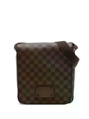 LOUIS VUITTON Damier Ebene Brooklyn Pm Crossbody Bag - Brown