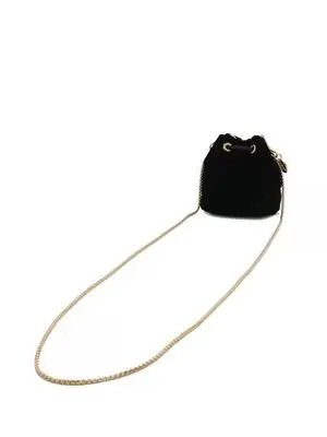 Prada Mini Velluto Drawstring Pouch Crossbody Bag