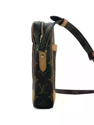 LOUIS VUITTON Danube Monogram Canvas Crossbody Bag - Brown