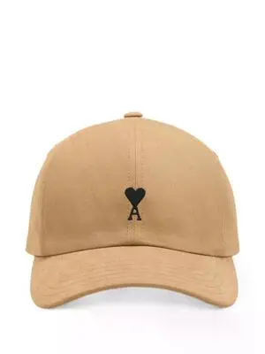 AMI Paris De Coeur Baseball Cap - Neutrals
