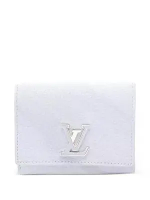 Louis Vuitton Silver Tone Wallets For Women