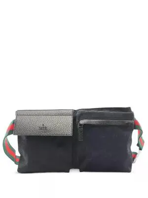 Gucci Gg Canvas Belt Bag - Black