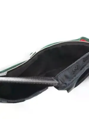 Gucci Gg Canvas Belt Bag - Black
