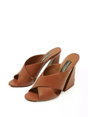 Dolce & Gabbana Keira Crossover Slide Sandals