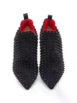 CHRISTIAN LOUBOUTIN Spiked Kitten Heel Pumps