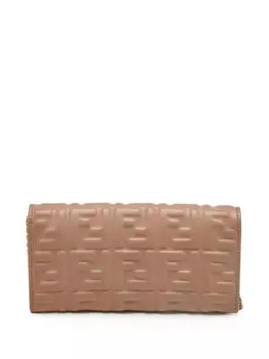 Fendi 2025 Baguette Leather Wallet - Pink
