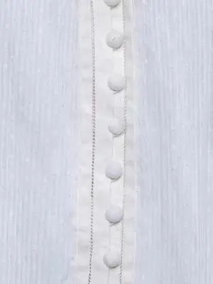 Zimmermann High-neck Long-sleeve Blouse
