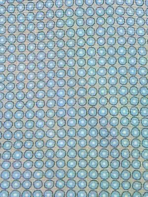 Hermès Geometric Pattern Silk Tie - Blue