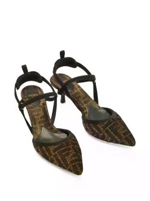 Fendi Colibri Zucca Pumps