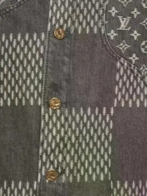 LOUIS VUITTON Monogram Giant Damier Denim Jacket