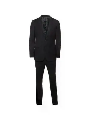 Giorgio Armani Wool Checked Single-breasted Suit