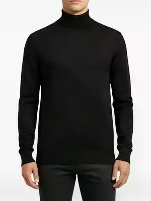 Dolce & Gabbana Logo-embroidered Wool Roll Neck Sweater