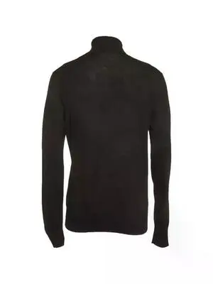 Dolce & Gabbana Logo-embroidered Wool Roll Neck Sweater