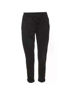 Brunello Cucinelli Jersey Drawstring Trousers - Black