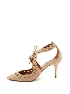 Aquazzura Lace Up Pumps