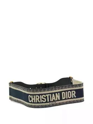 Dior 2021 Logo Buckle Belt - Blue