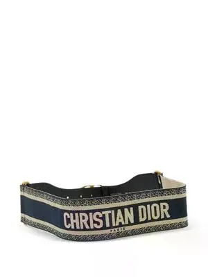 Dior 2021 Logo Buckle Belt - Blue