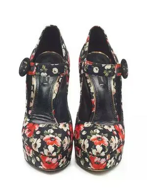 Dolce & Gabbana Floral Platform Pumps
