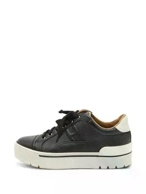Hermès Grained Leather Platform Sneakers - Black