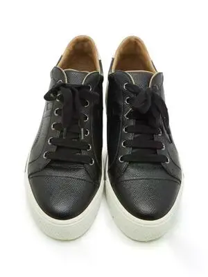 Hermès Grained Leather Platform Sneakers