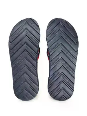 Tommy Hilfiger Striped Thong-strap Flip-flops