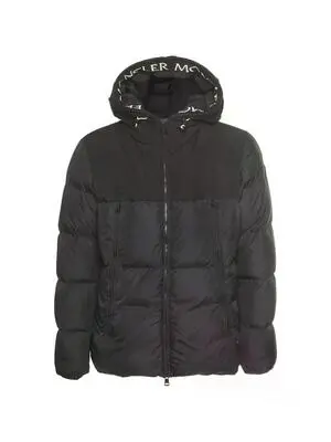Moncler Quilted Hooded Puffer Jacket - Black