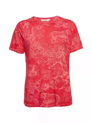 Dior Straight Hem T-shirts For Women