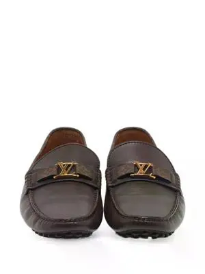 LOUIS VUITTON Monte Carlo Leather Loafers