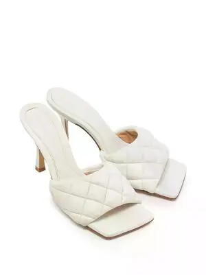 Bottega Veneta Lido Quilted Heeled Sandals