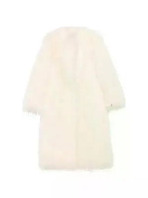 LISKA Tibet Lamb Fur Coat - Neutrals