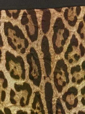 Dolce & Gabbana Leopard-print Jacquard Mini Skirt