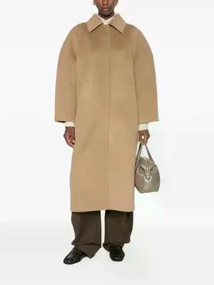 RÓHE Raglan-sleeve Concealed-fastening Coat