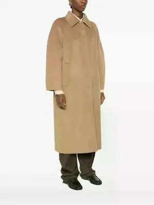 RÓHE Raglan-sleeve Concealed-fastening Coat