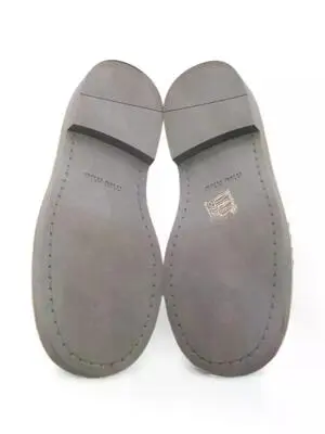 Miu Miu Leather Penny Loafers