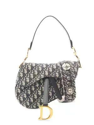 Dior Saddle Tote Bag - Blue