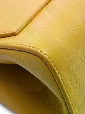 Bottega Veneta Leather Shoulder Bag - Yellow