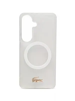 Lacoste Logo-plaque Samsung Galaxy S26 Case - White