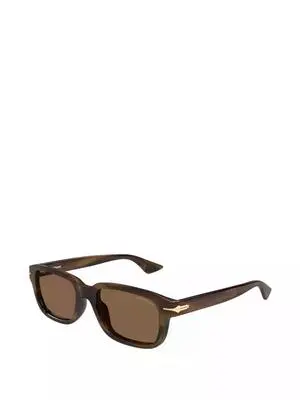 Montblanc Square Frame Sunglasses - Brown