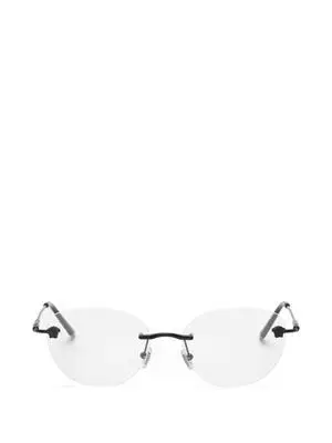 Versace Medusa Rimless Eyeglasses - Black