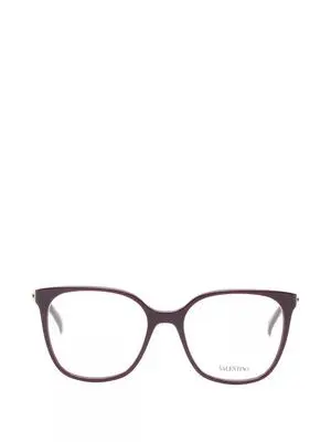 Valentino Garavani Vlogo Square-frame Glasses - Red