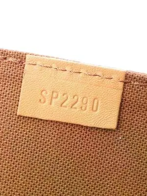 LOUIS VUITTON Petit Sac Plat Monogram Tote Bag