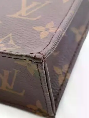 LOUIS VUITTON Petit Sac Plat Monogram Tote Bag